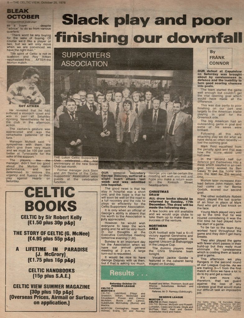 The Celtic View – The Billy McNeill Years (1978-83) – The Celtic Wiki