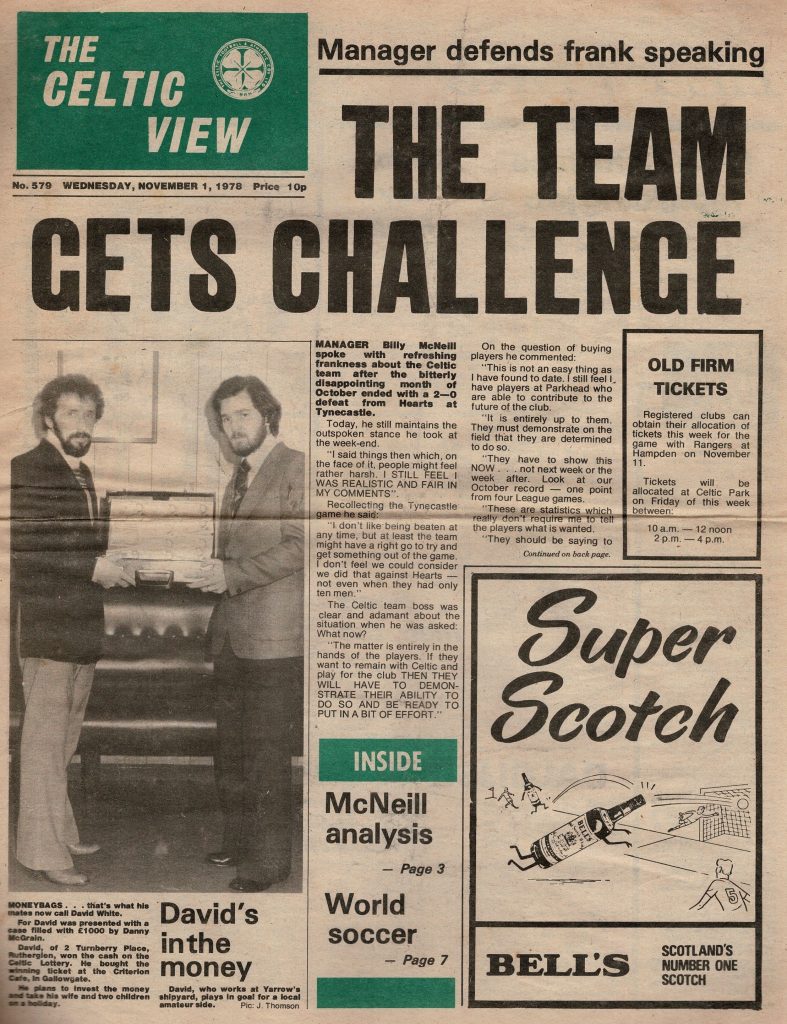 The Celtic View – The Billy McNeill Years (1978-83) – The Celtic Wiki